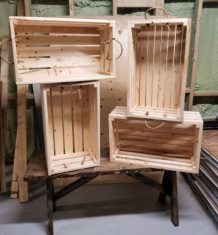 30 DIY Wooden Crate Decorating Ideas - Lost At E Minor