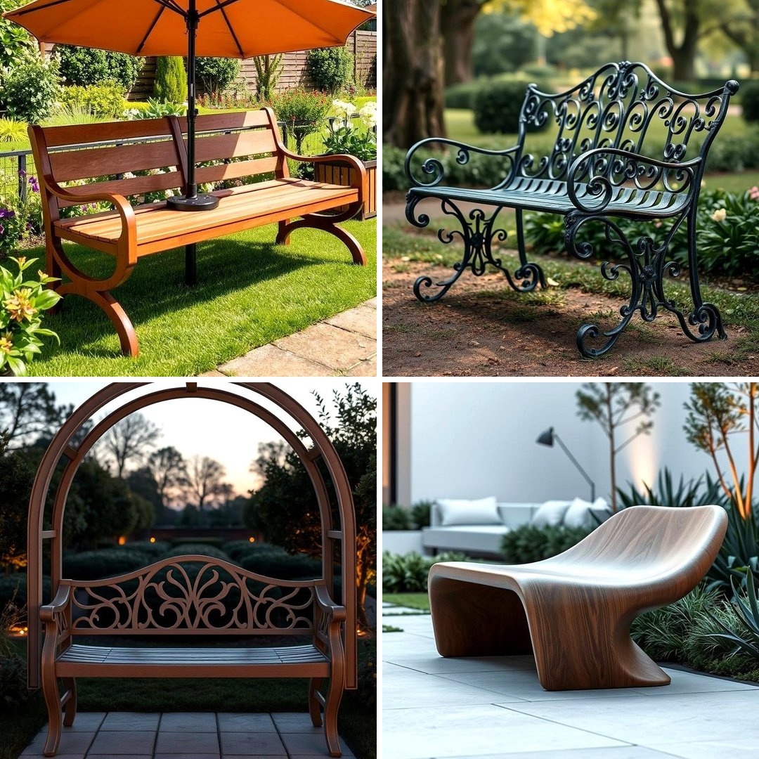 22 Beautiful Garden Bench Ideas for Outdoor Seating - Lost At E Minor