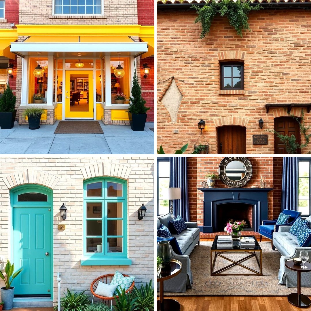 22 Blonde Brick House Color Schemes for Warm Curb Appeal - Lost At E Minor