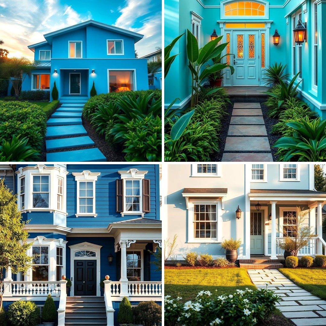 22 Blue Exterior House Color Ideas for a Fresh Look - Lost At E Minor
