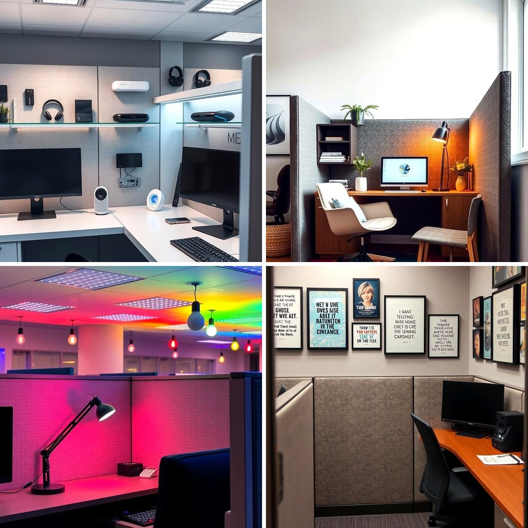 22 Cubicle Decor Ideas to Personalize Workspaces - Lost At E Minor