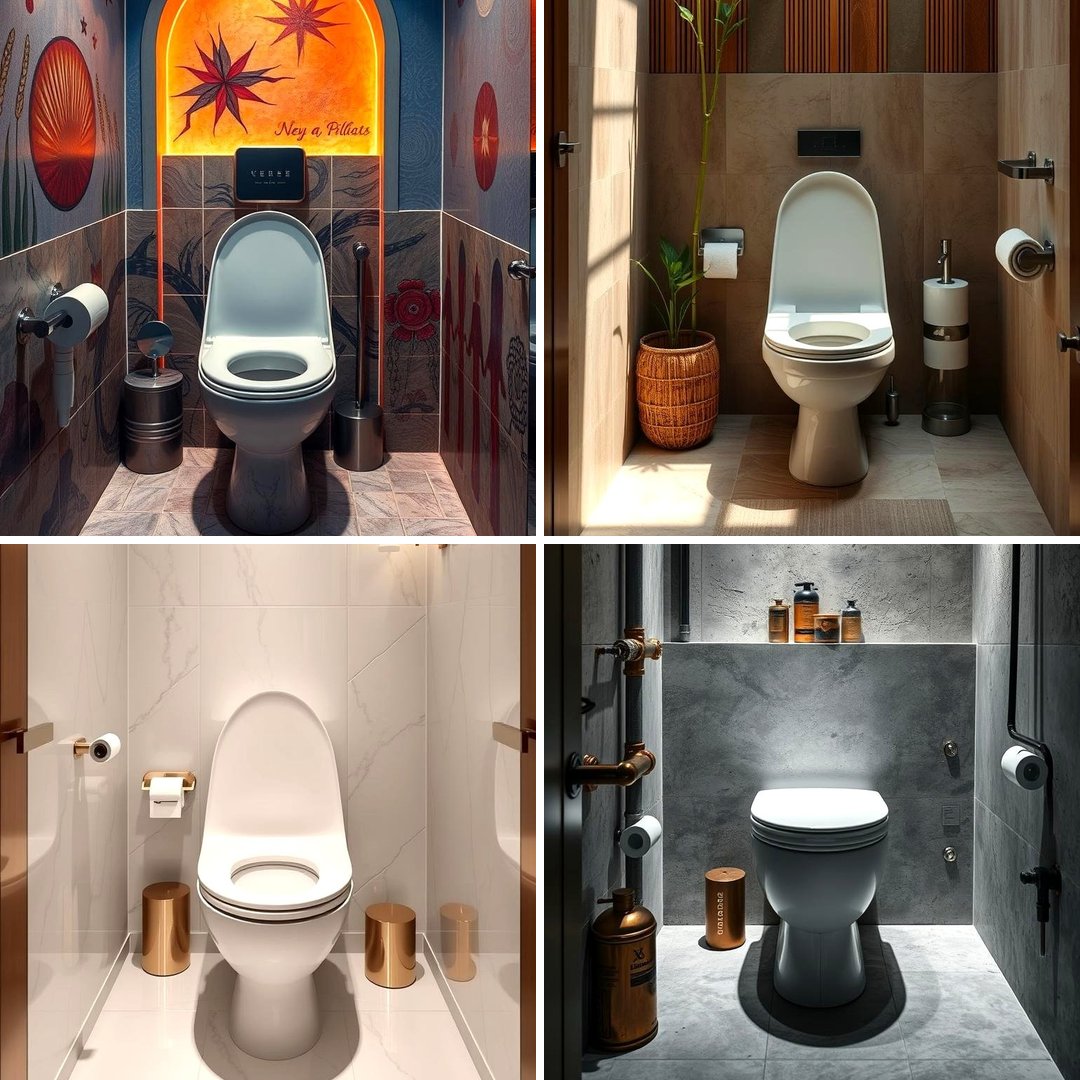22 Downstairs Toilet Ideas for Compact Powder Room Solutions - Lost At ...