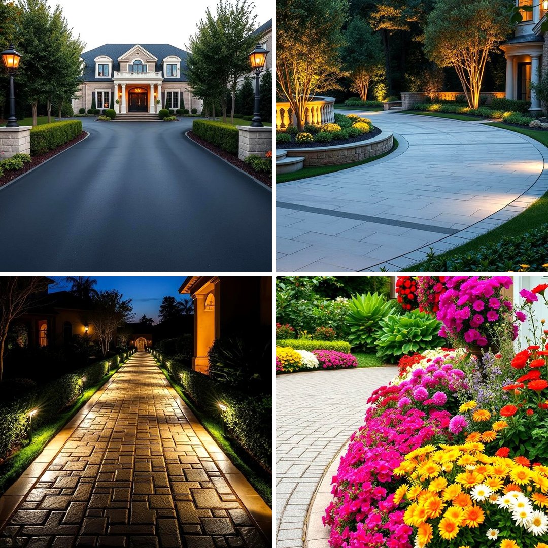22 Driveway Landscape Ideas to Enhance Curb Appeal & Functionality - Lost At E Minor