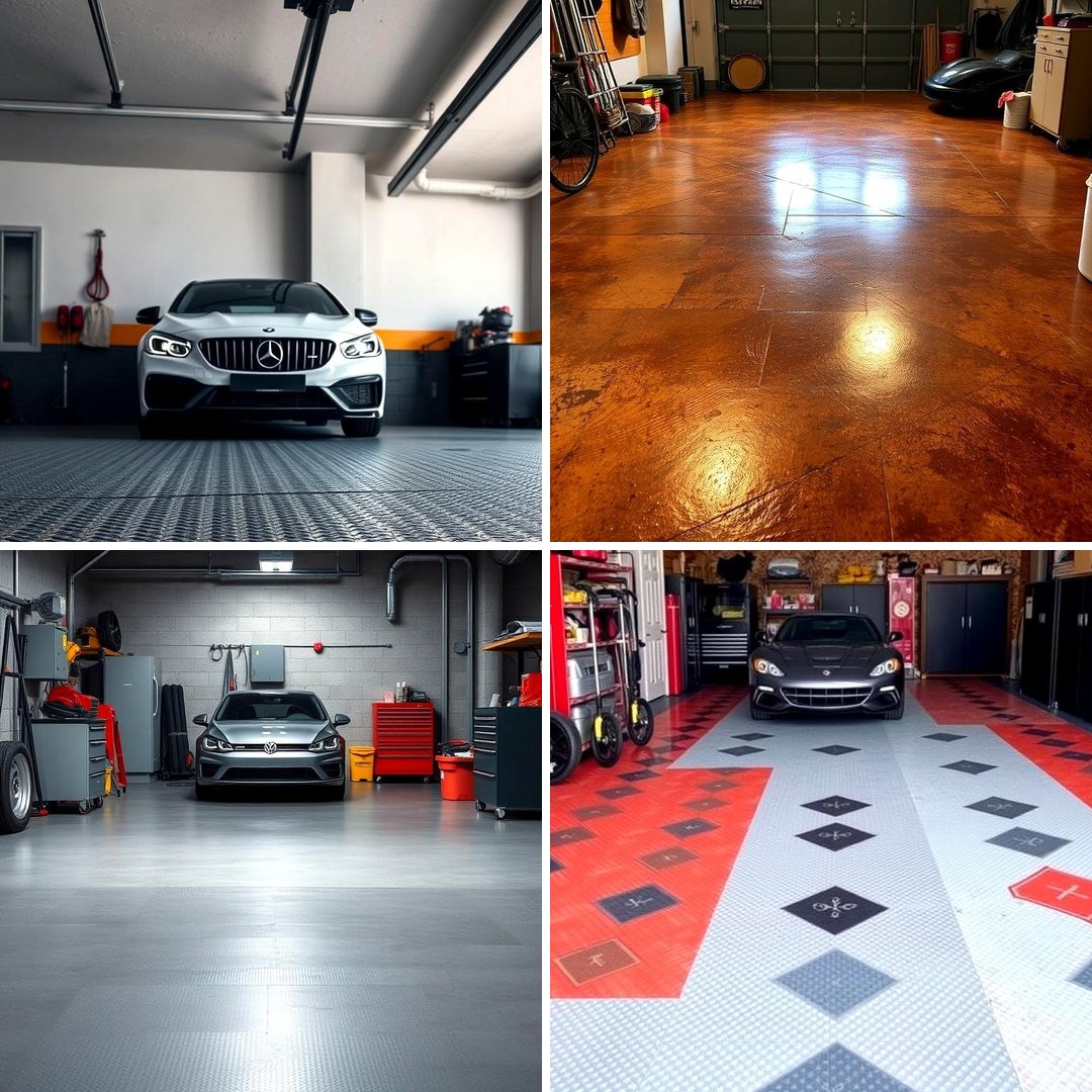 22 Durable Garage Flooring Options and Design Ideas - Lost At E Minor