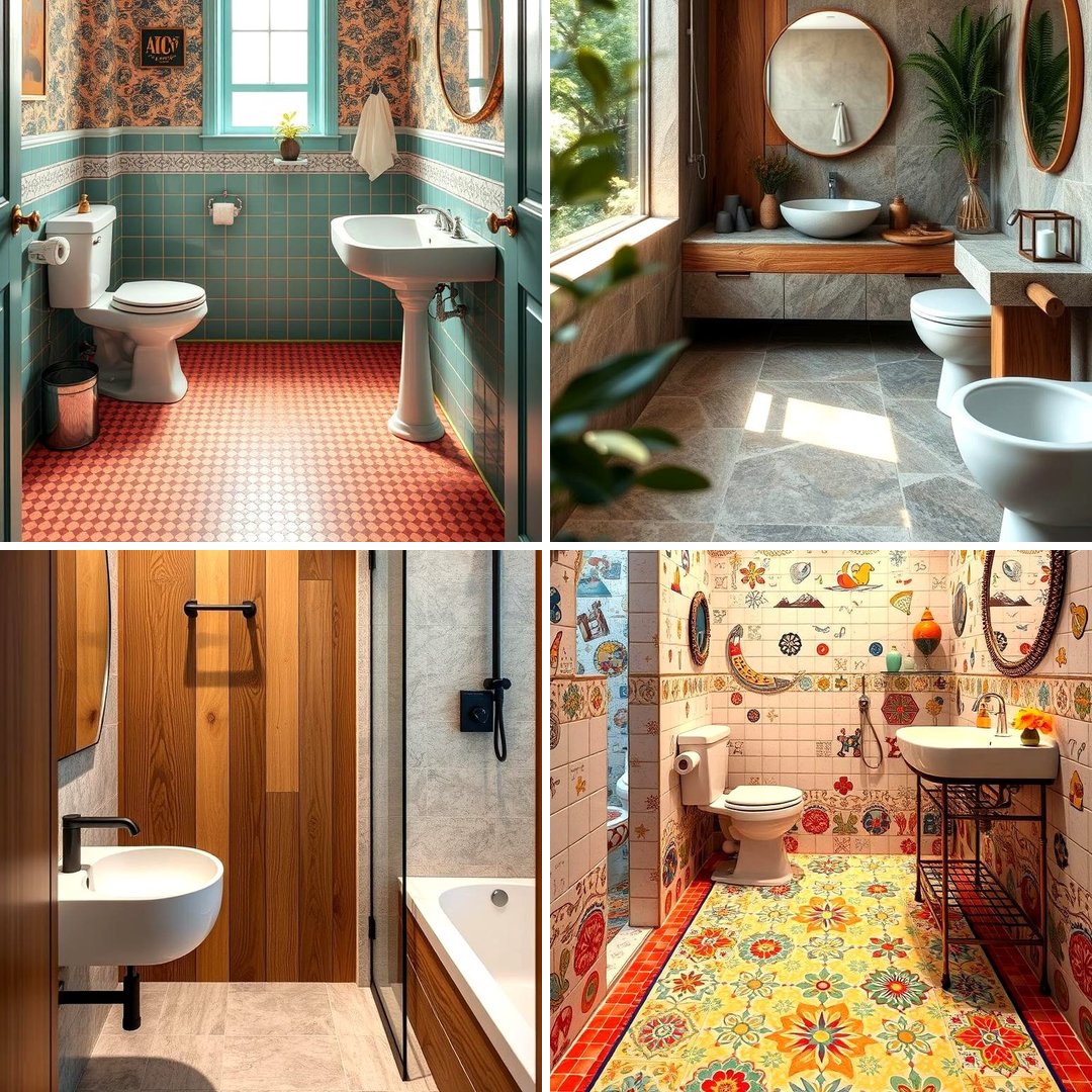 22 Eclectic Bathroom Design Ideas for Bold Spaces - Lost At E Minor