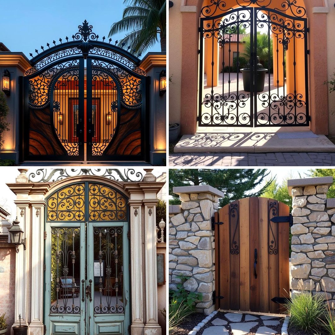 22 Front Gate Ideas to Elevate Curb Appeal - Lost At E Minor