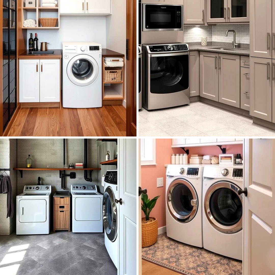 22 Functional Garage Laundry Room Design Ideas - Lost At E Minor