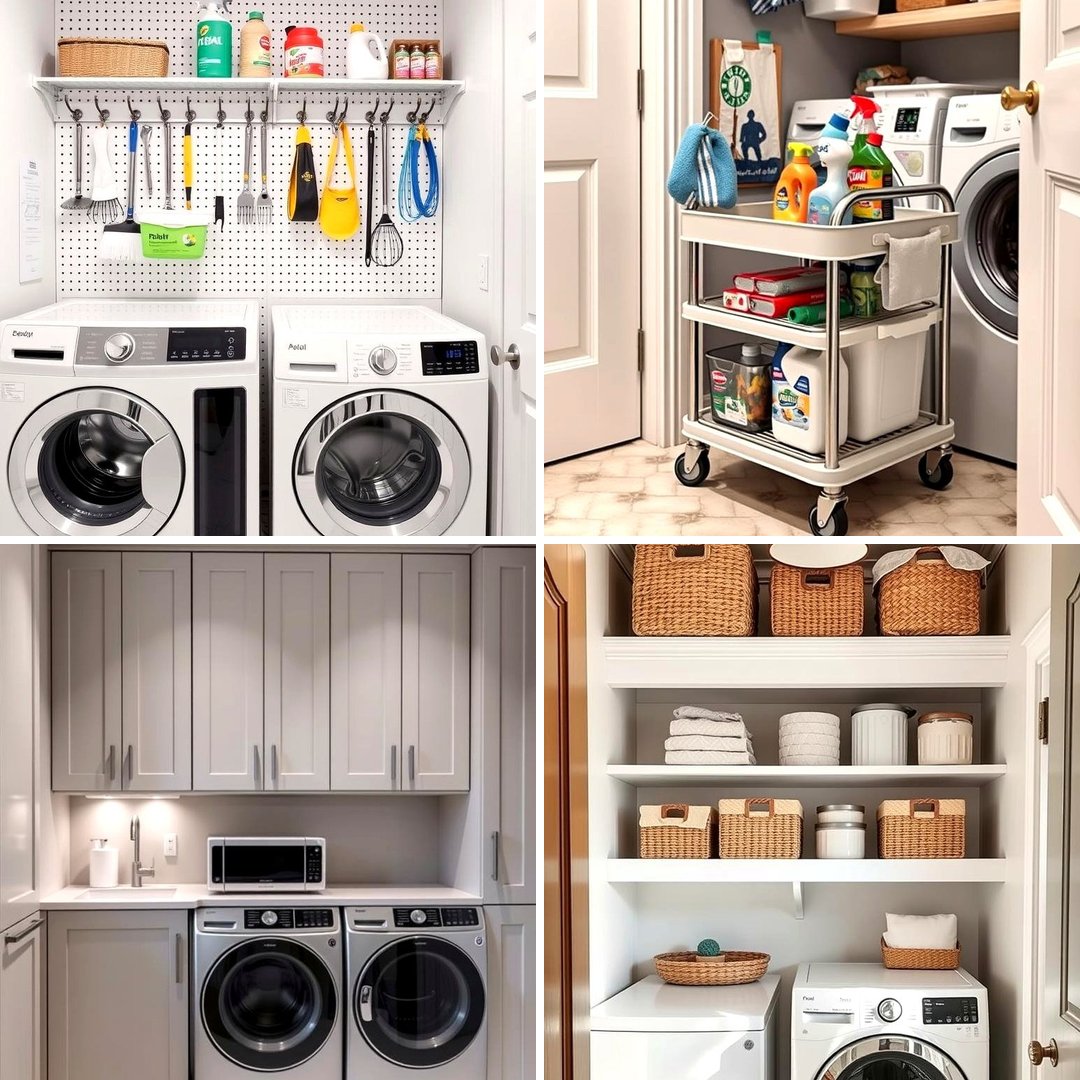 22 Innovative Laundry Room Storage Solutions for Homes - Lost At E Minor