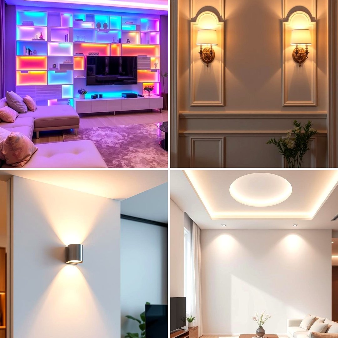 22 Living Room Wall Lighting Ideas for Ambient Style - Lost At E Minor