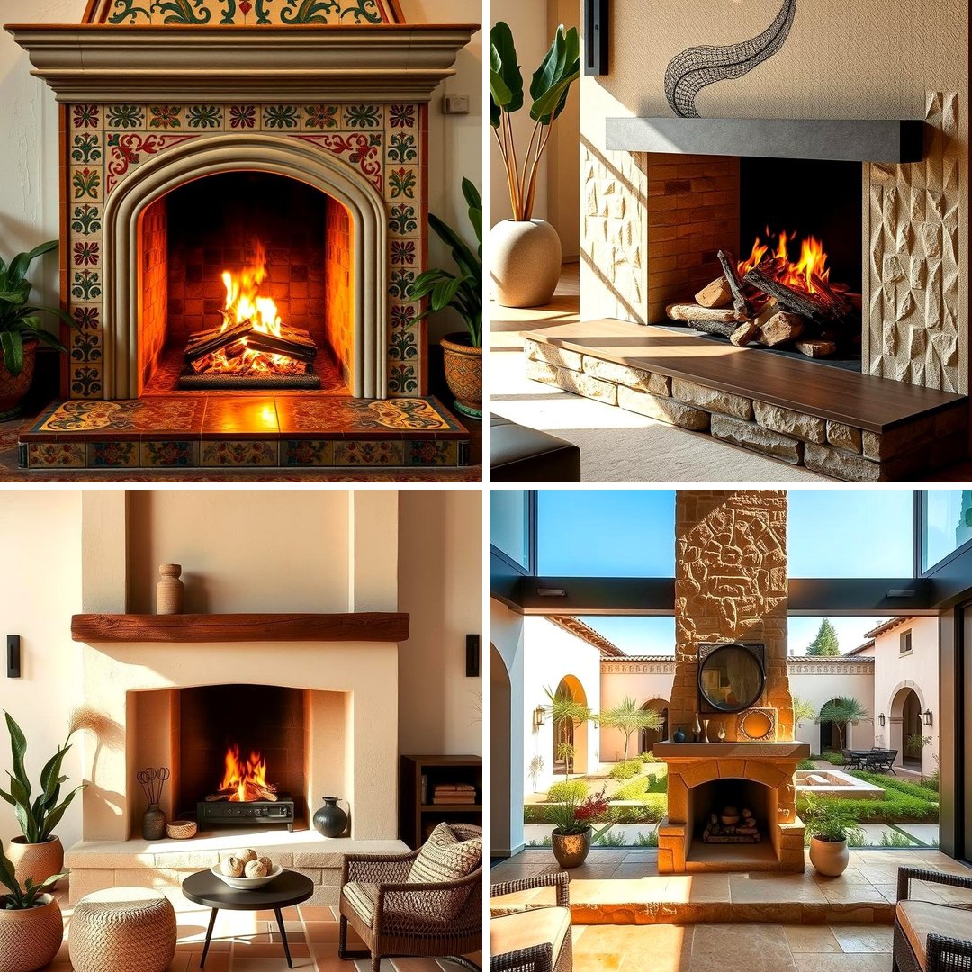 22 Mediterranean Fireplace Ideas: Cozy, Rustic Hearth Designs - Lost At ...