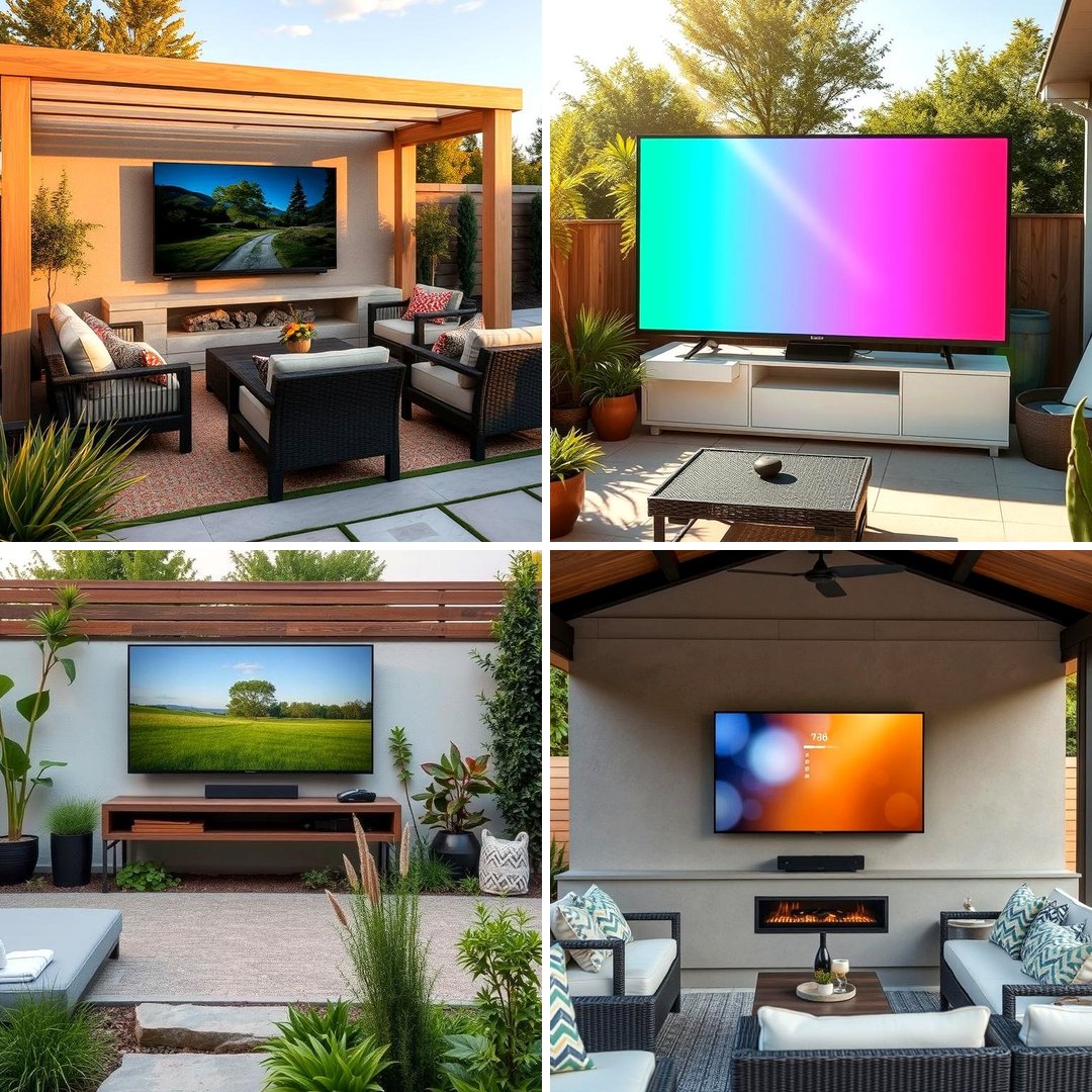 22 Outdoor TV Ideas for Ultimate Backyard Entertainment - Lost At E Minor