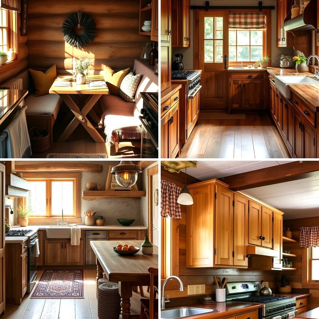 22 Rustic Cabin Kitchen Ideas for Cozy Mountain Vibes - Lost At E Minor