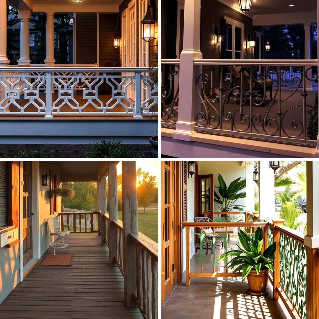 22 Secure Front Porch Railing Ideas for Safety & Aesthetic Appeal ...