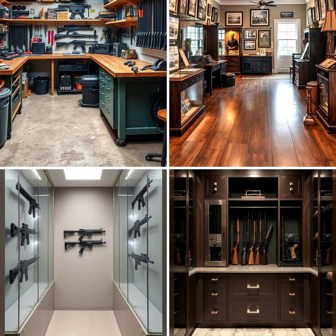 22 Secure Man Cave Gun Room Ideas for Responsible Storage - Lost At E Minor