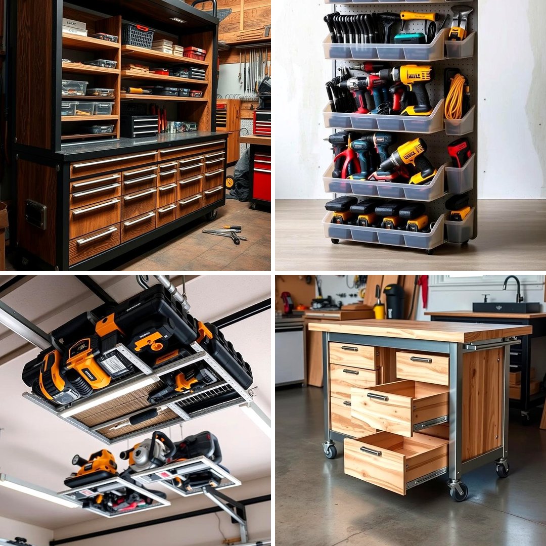 22 Smart Power Tool Storage Ideas for Organized Workshops - Lost At E Minor