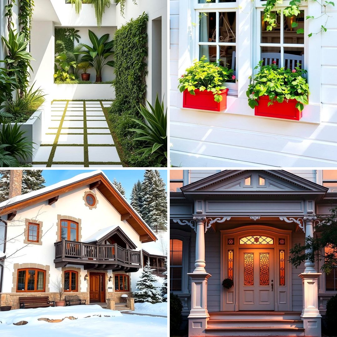 22 Striking White Home Exterior Design Inspirations - Lost At E Minor