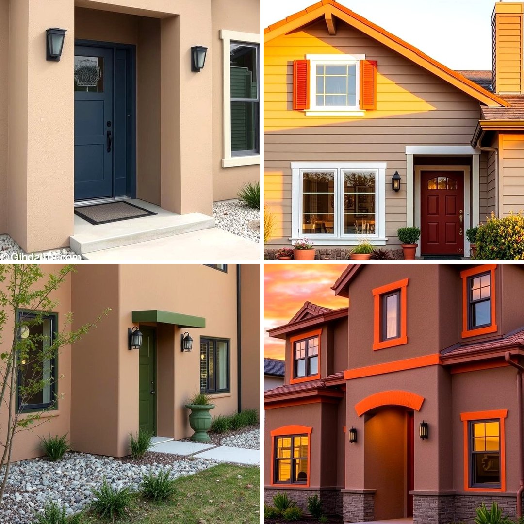Taupe Exterior Color Schemes Best Ideas Of House Exteriors Color