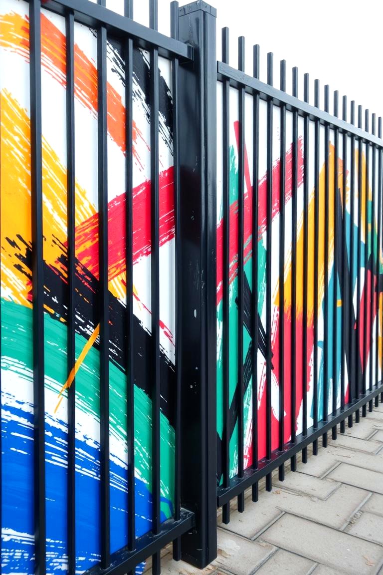 22 Unique Fence Art Ideas to Personalize Your Outdoor Space - Lost At E ...