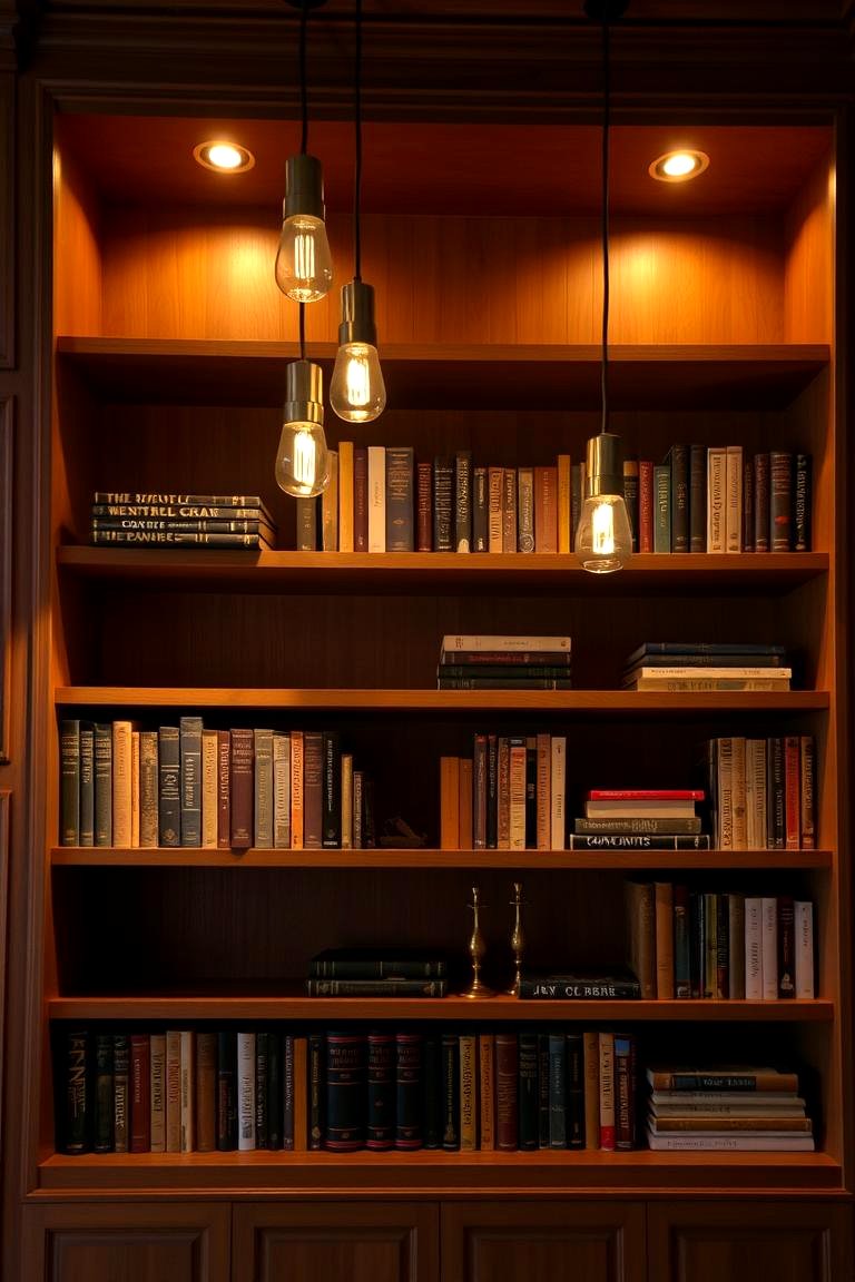 22 Bookshelf Lighting Ideas to Showcase Your Collection - Lost At E Minor