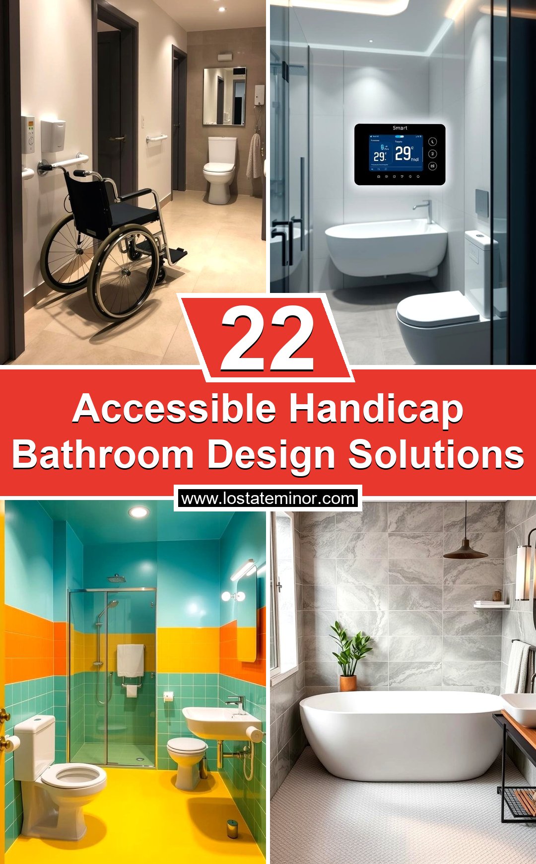 22 Accessible Handicap Bathroom Design Solutions - Lost At E Minor