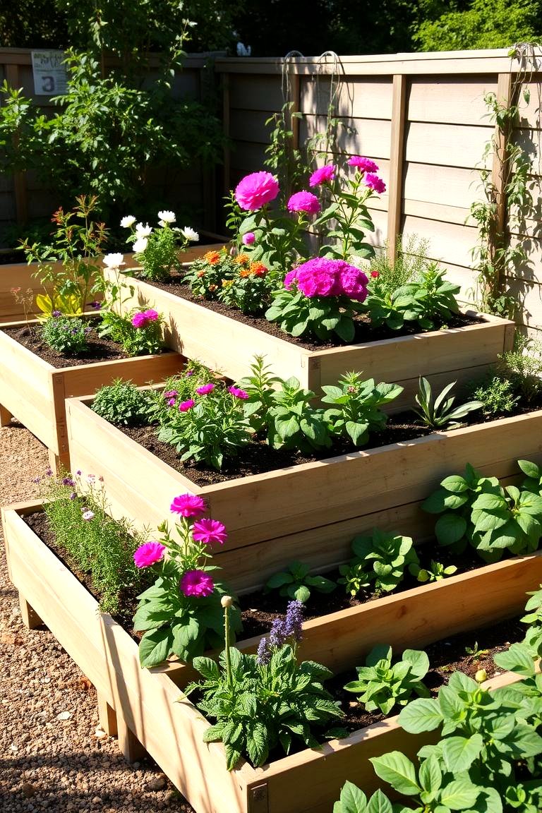 22 Lush Tiered Garden Ideas for Dynamic Outdoor Spaces - Lost At E Minor