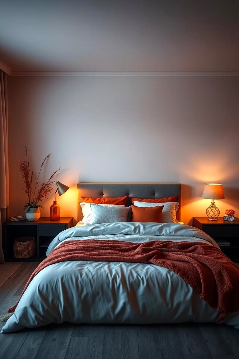 22 Warm Burnt Orange Bedroom Ideas for Autumnal Ambiance - Lost At E Minor