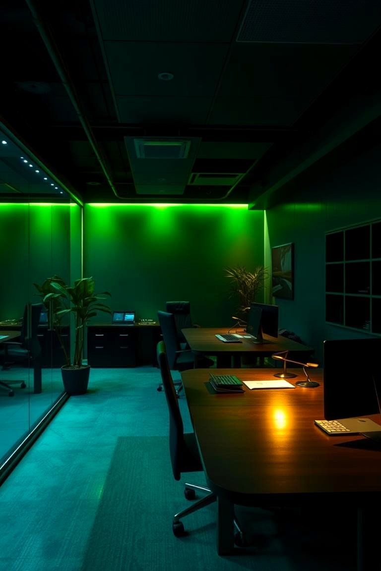 22 Dark Green Home Office Ideas for a Productive Workspace - Lost At E ...