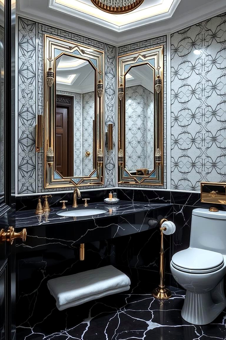 22 Black Marble Bathroom Ideas for Luxurious & Moody Atmospheres - Lost ...