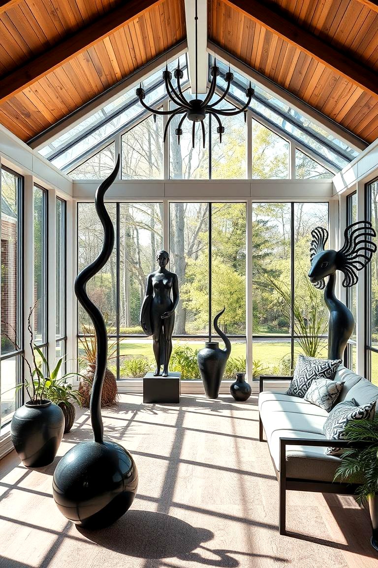 22 Black Sunroom Ideas to Create a Cozy & Inviting Retreat - Lost At E ...