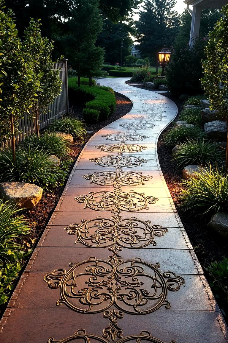 22 Composite Walkway Designs: Low-Maintenance Garden Paths - Lost At E ...