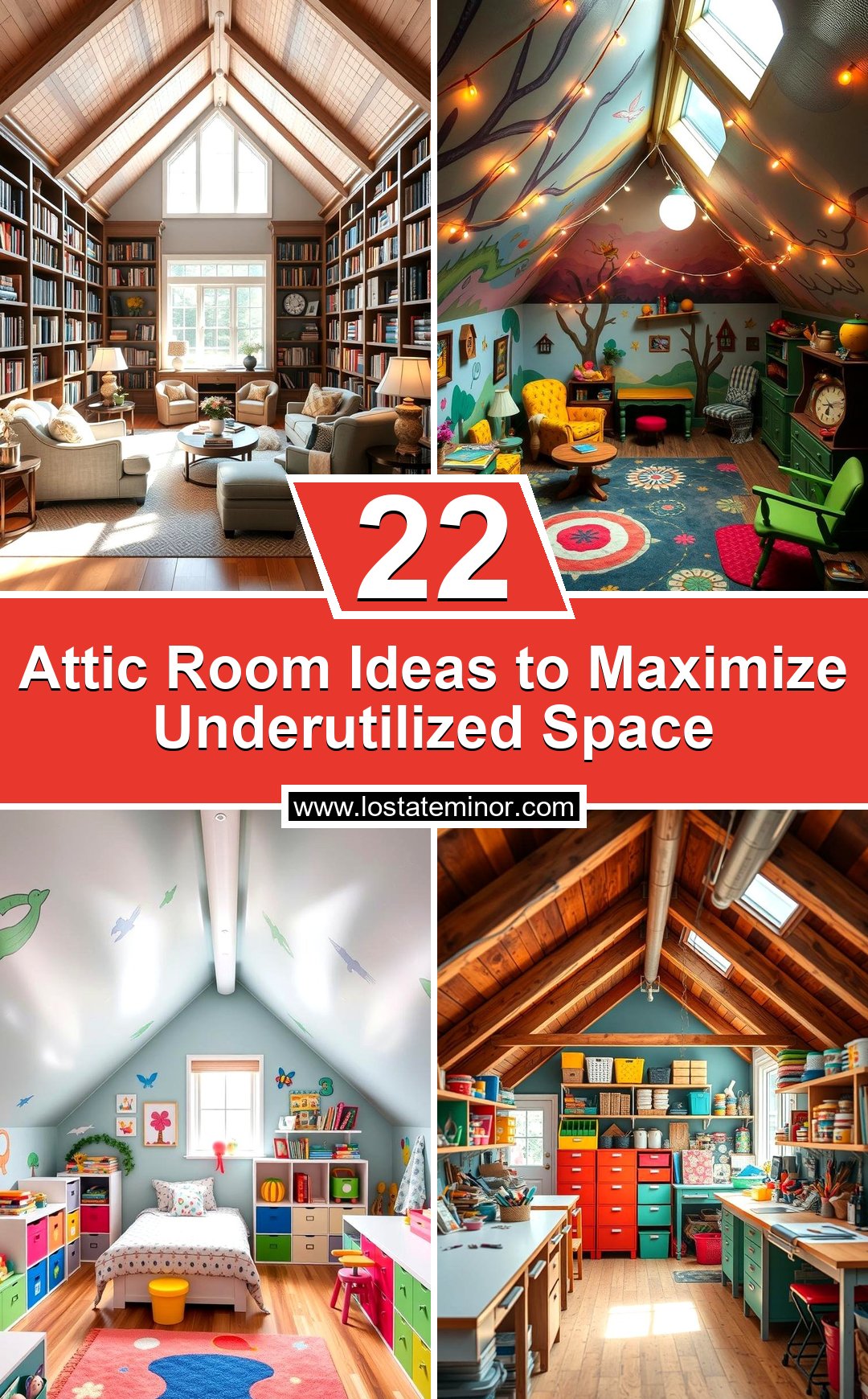 22 Attic Room Ideas to Maximize Underutilized Space - Lost At E Minor