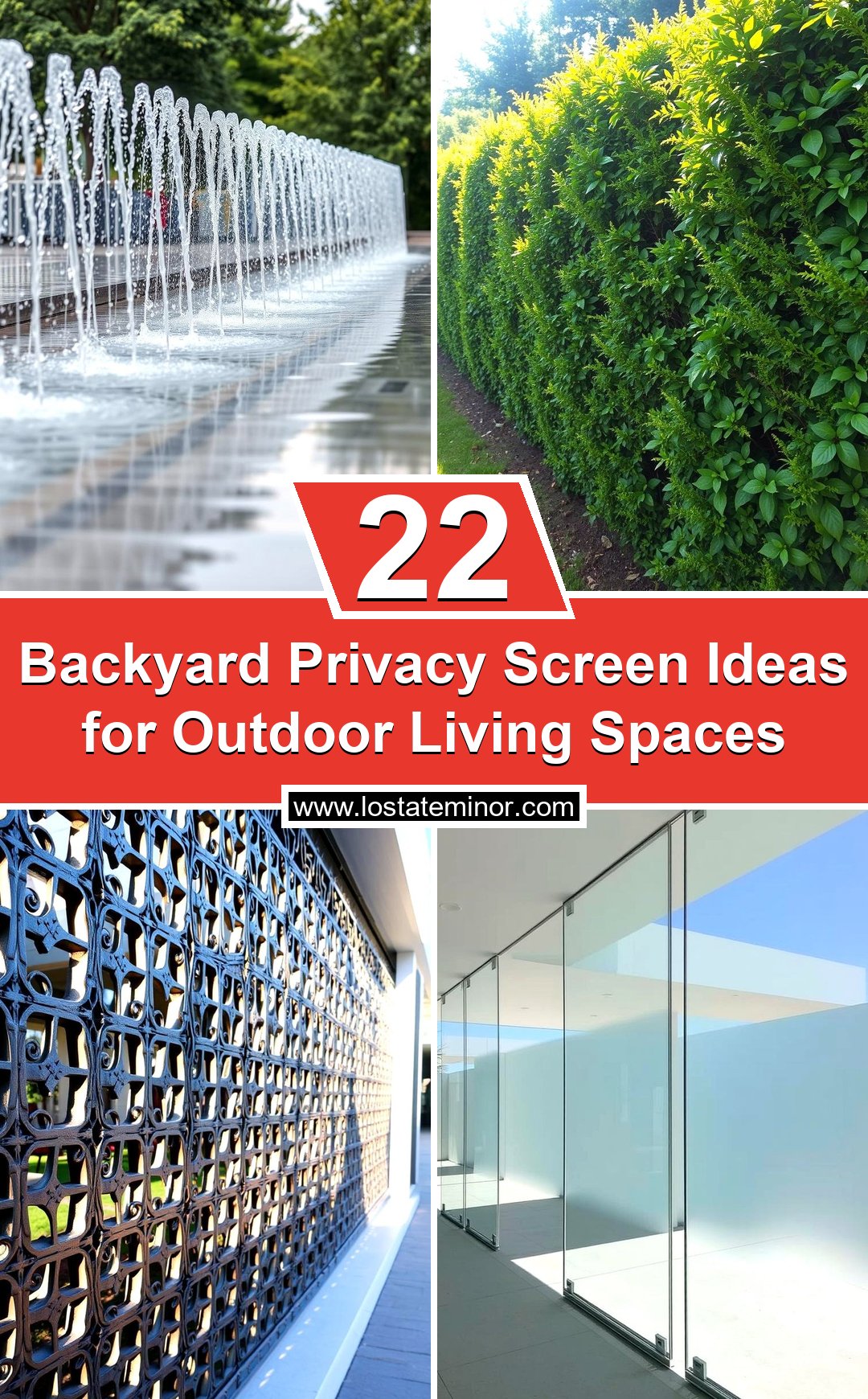 22 Backyard Privacy Screen Ideas for Outdoor Living Spaces - Lost At E ...