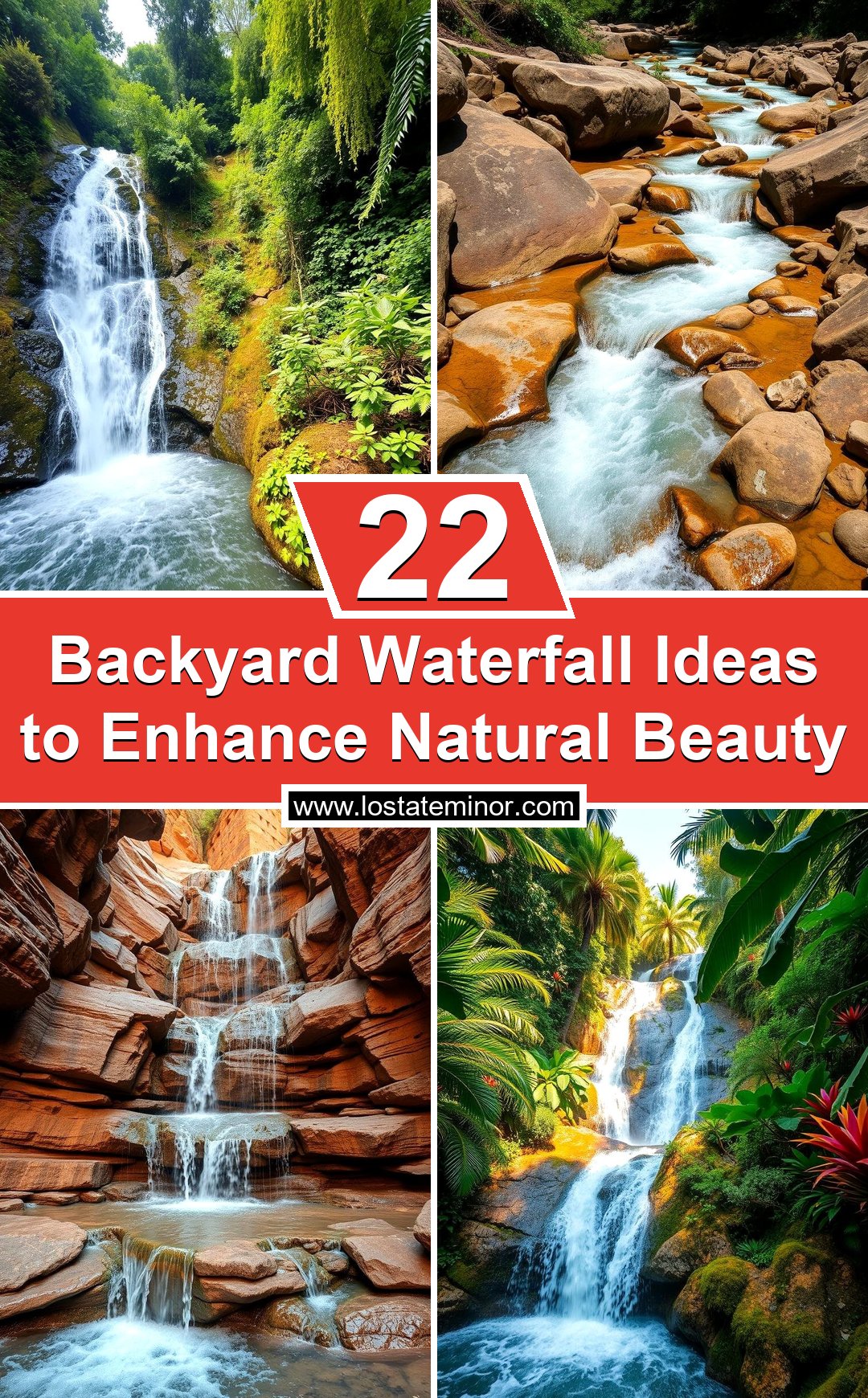 22 Backyard Waterfall Ideas to Enhance Natural Beauty - Lost At E Minor