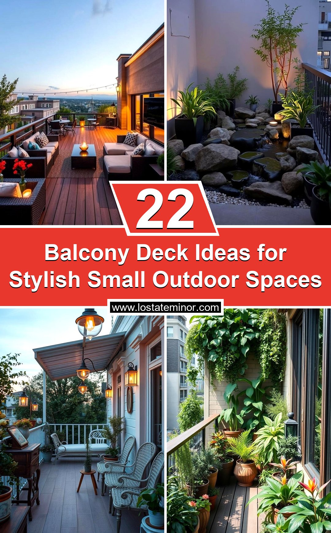 22 Balcony Deck Ideas for Stylish Small Outdoor Spaces - Lost At E Minor