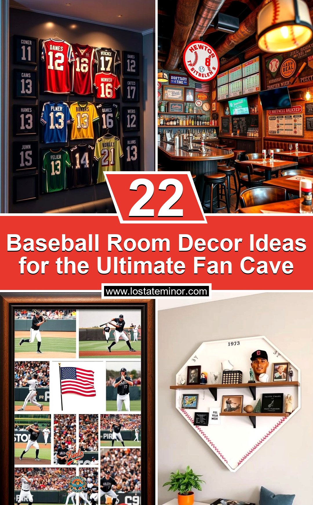 22 Baseball Room Decor Ideas for the Ultimate Fan Cave - Lost At E Minor