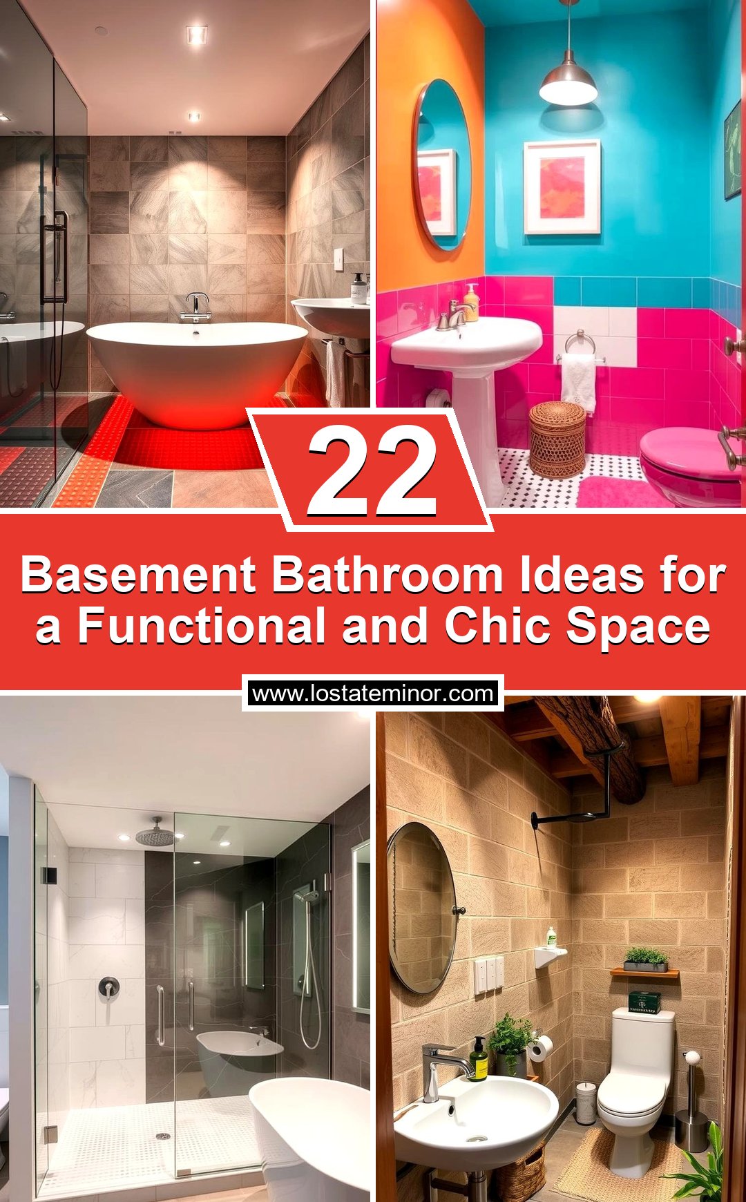 22 Basement Bathroom Ideas for a Functional and Chic Space - Lost At E ...