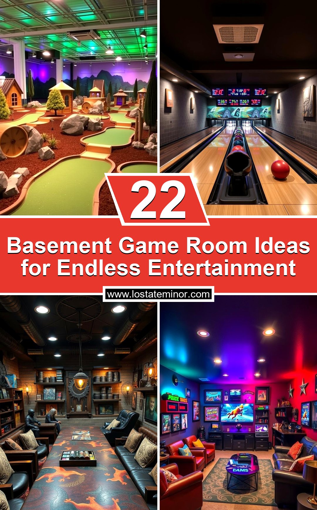 22 Basement Game Room Ideas for Endless Entertainment - Lost At E Minor