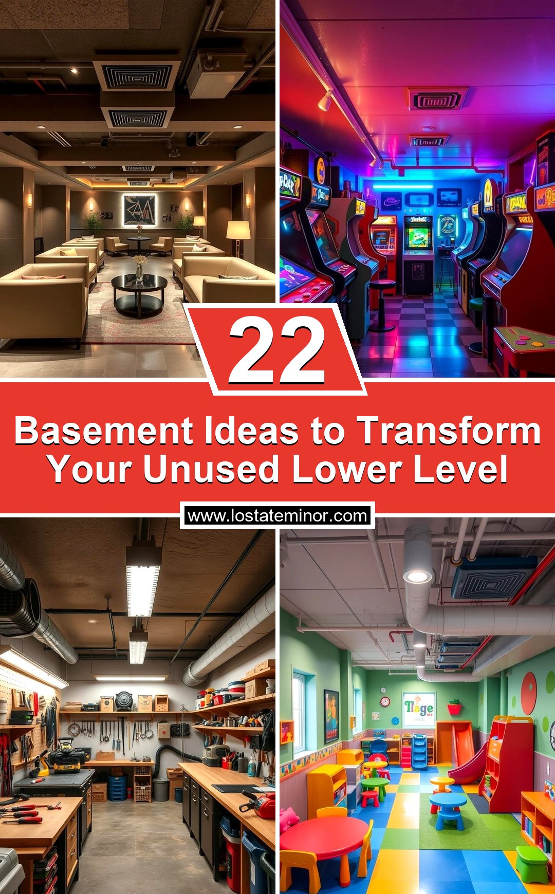 22 Basement Ideas to Transform Your Unused Lower Level - Lost At E Minor