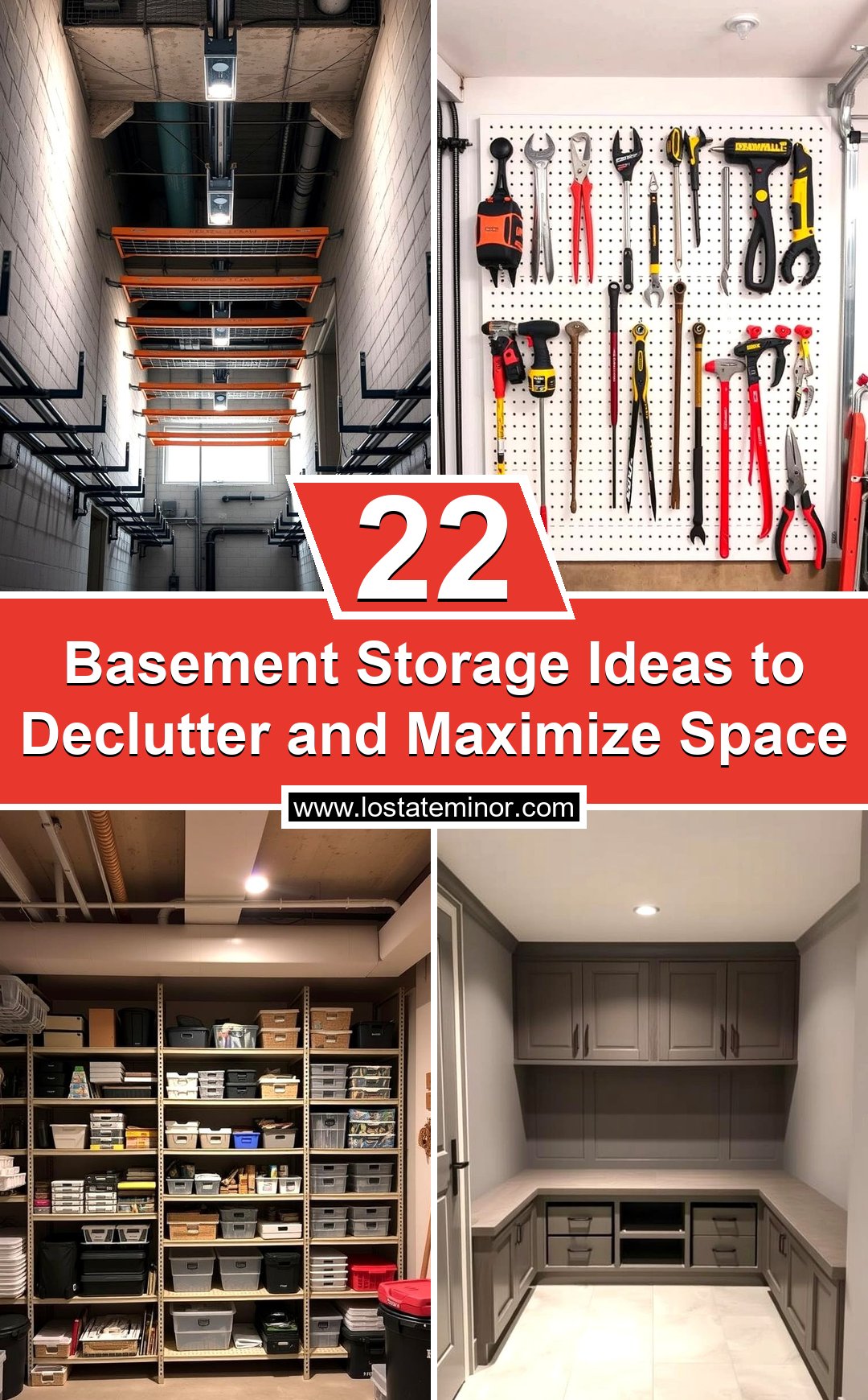 22 Basement Storage Ideas to Declutter and Maximize Space - Lost At E Minor