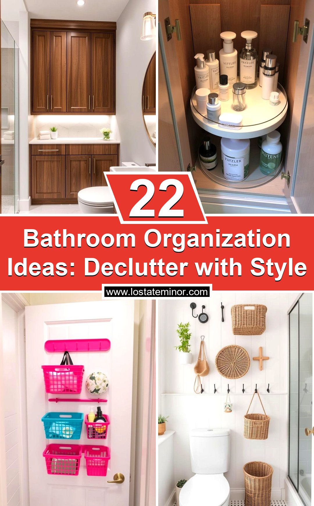 22 Bathroom Organization Ideas: Declutter with Style - Lost At E Minor