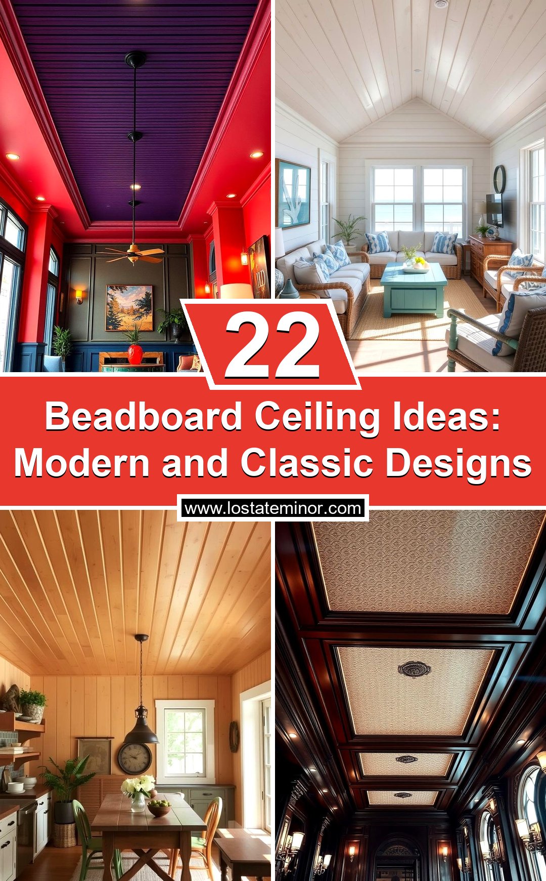 22 Beadboard Ceiling Ideas: Modern & Classic Designs - Lost At E Minor