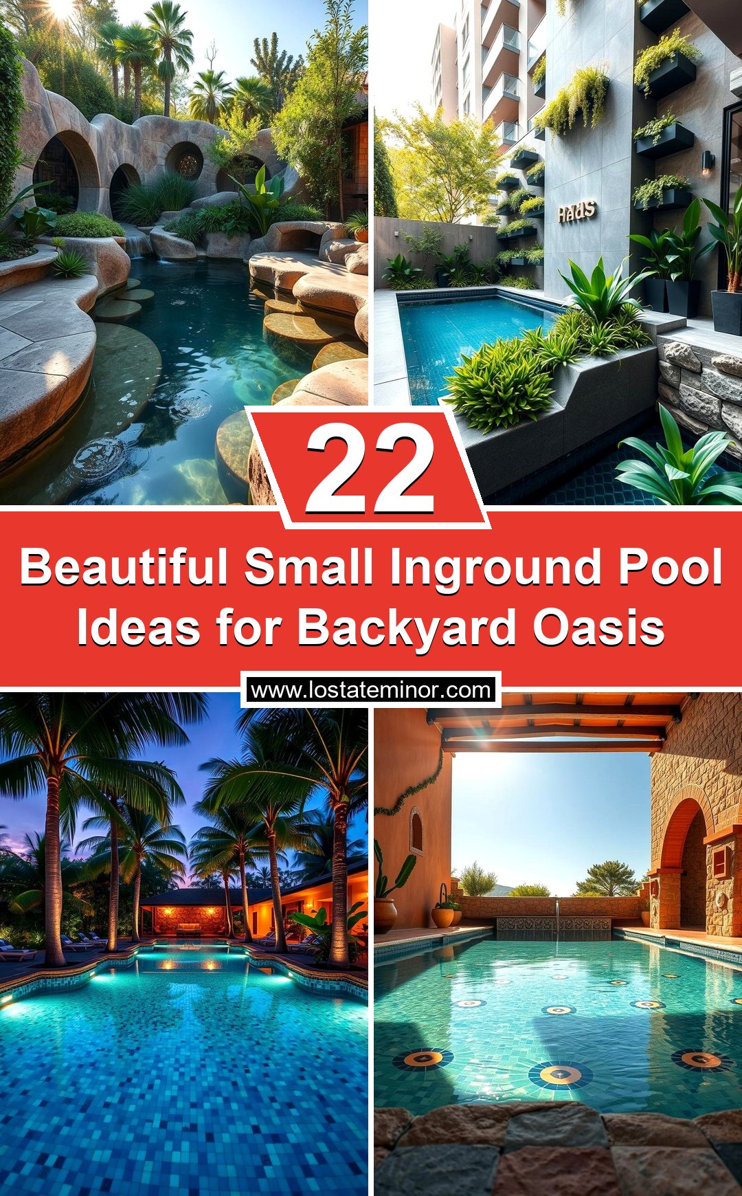 22 Beautiful Small Inground Pool Ideas for Backyard Oasis - Lost At E Minor