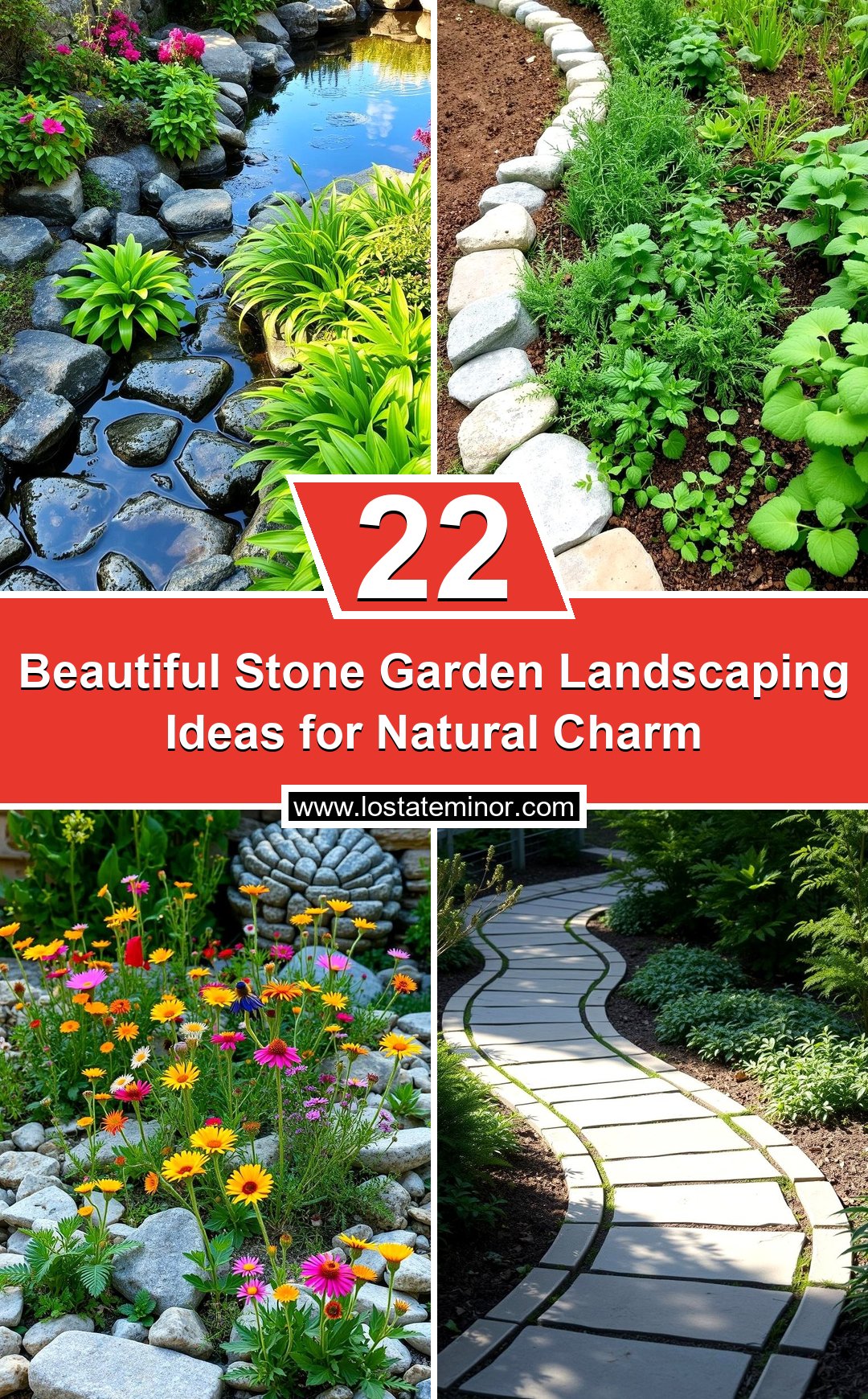 22 Beautiful Stone Garden Landscaping Ideas for Natural Charm - Lost At ...