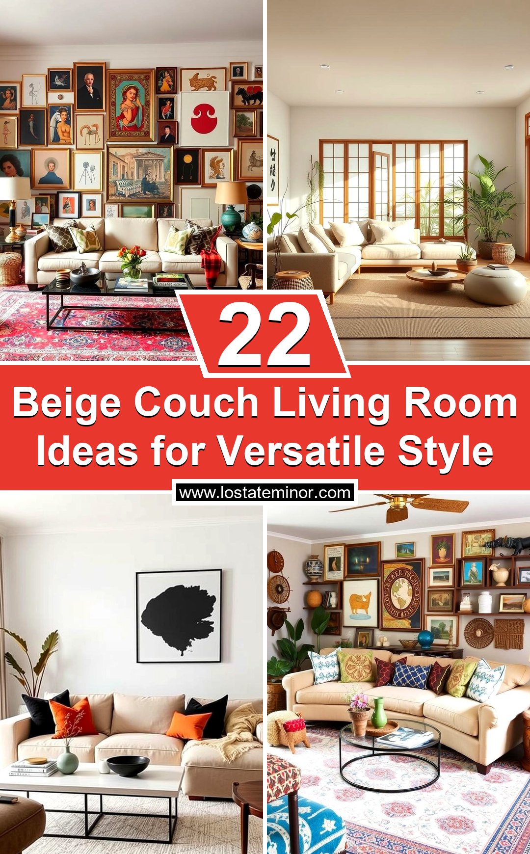 22 Beige Couch Living Room Ideas for Versatile Style - Lost At E Minor
