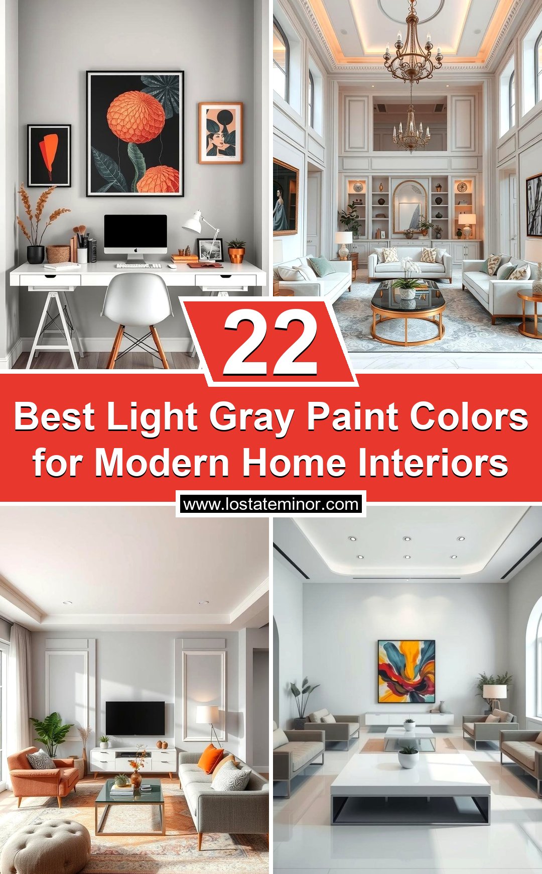 22 Best Light Gray Paint Colors for Modern Home Interiors - Lost At E Minor