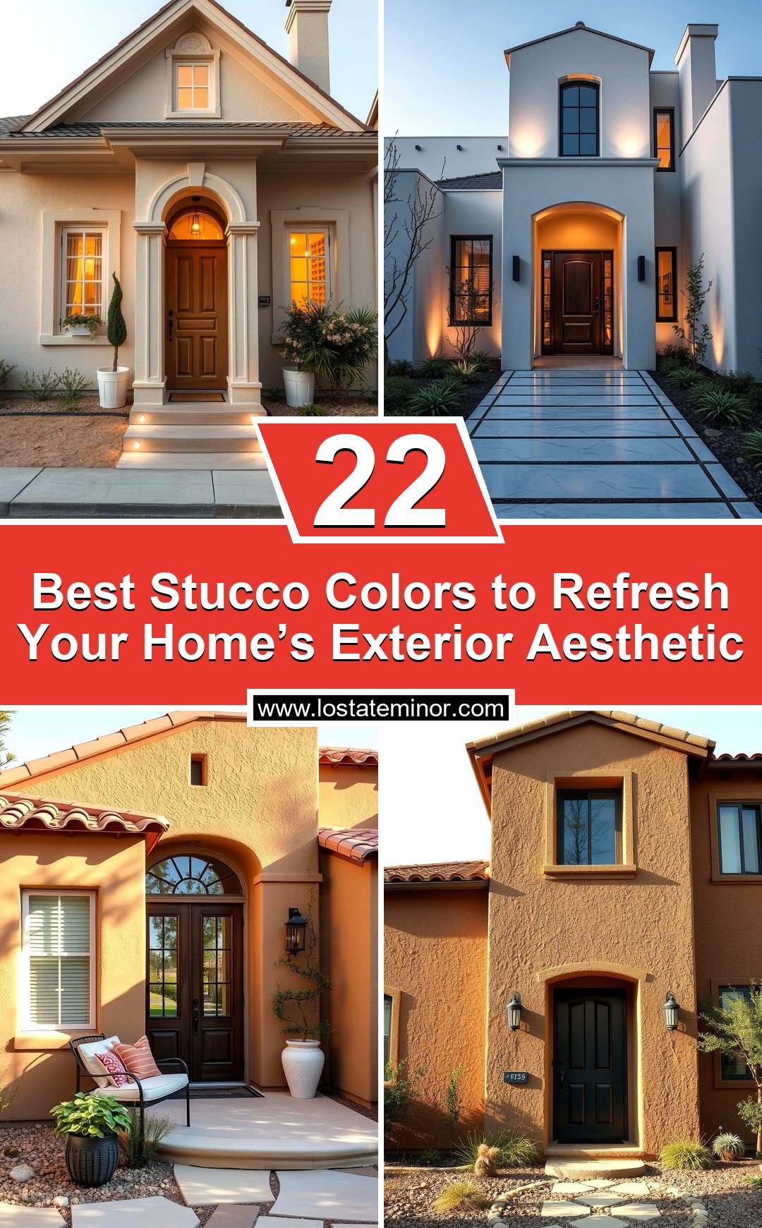 22 Best Stucco Colors to Refresh Your Home's Exterior Aesthetic - Lost ...