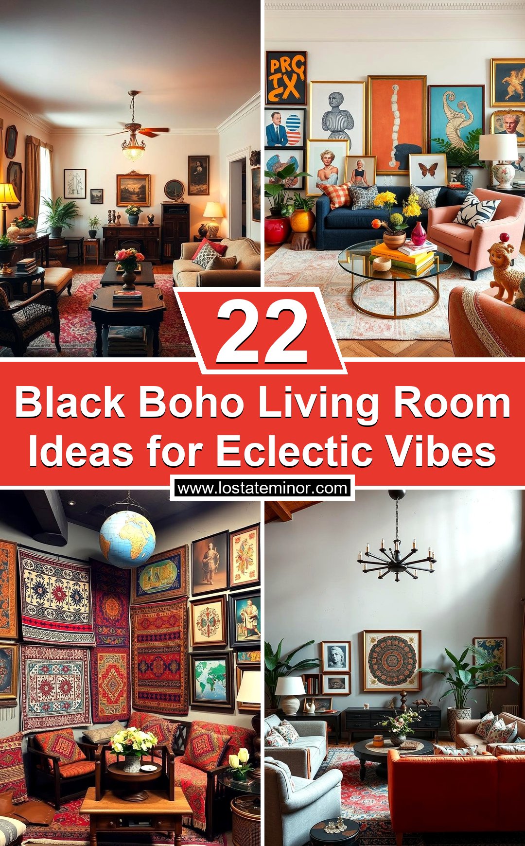 22 Black Boho Living Room Ideas for Eclectic Vibes - Lost At E Minor