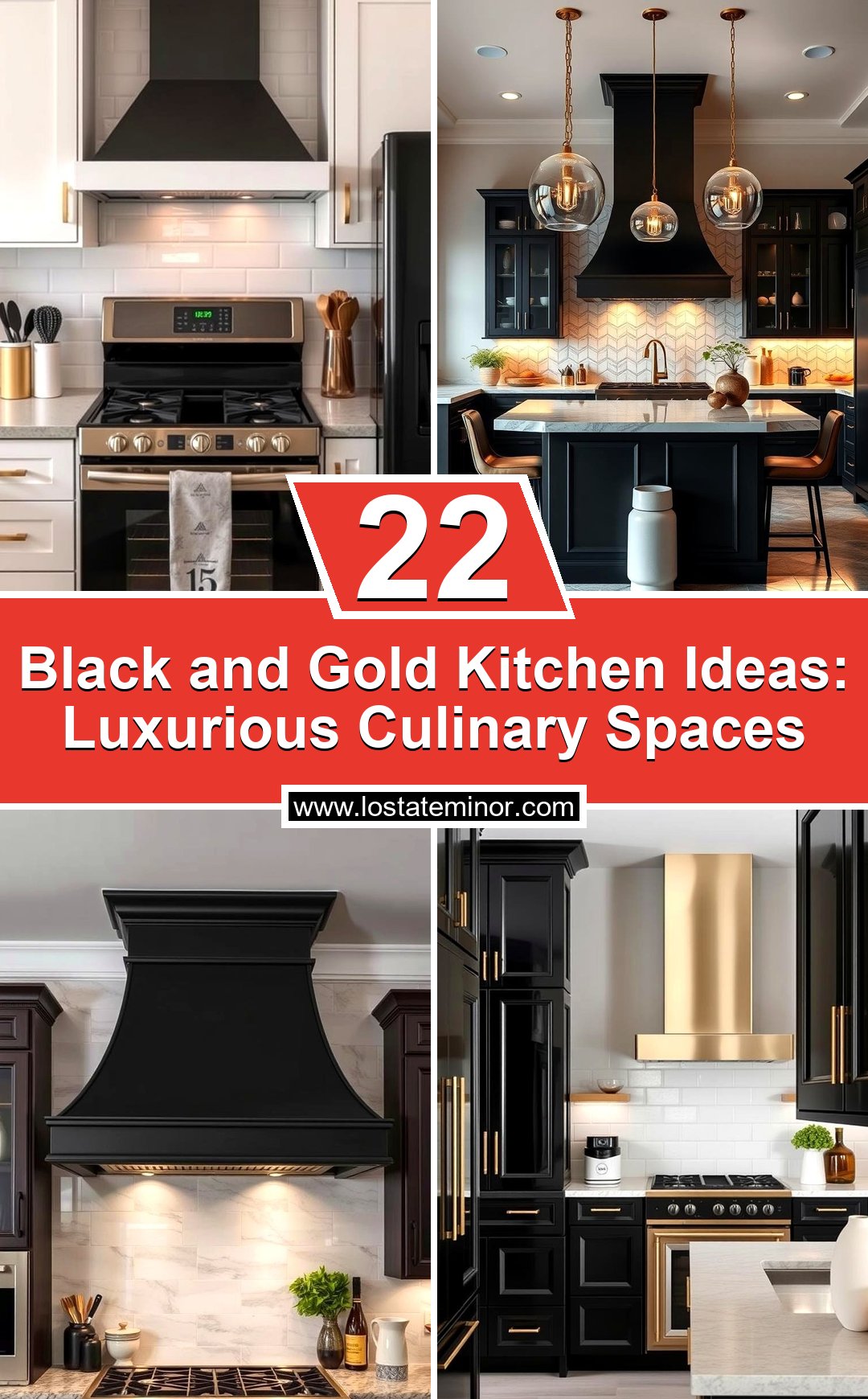 22 Black & Gold Kitchen Ideas: Luxurious Culinary Spaces - Lost At E Minor