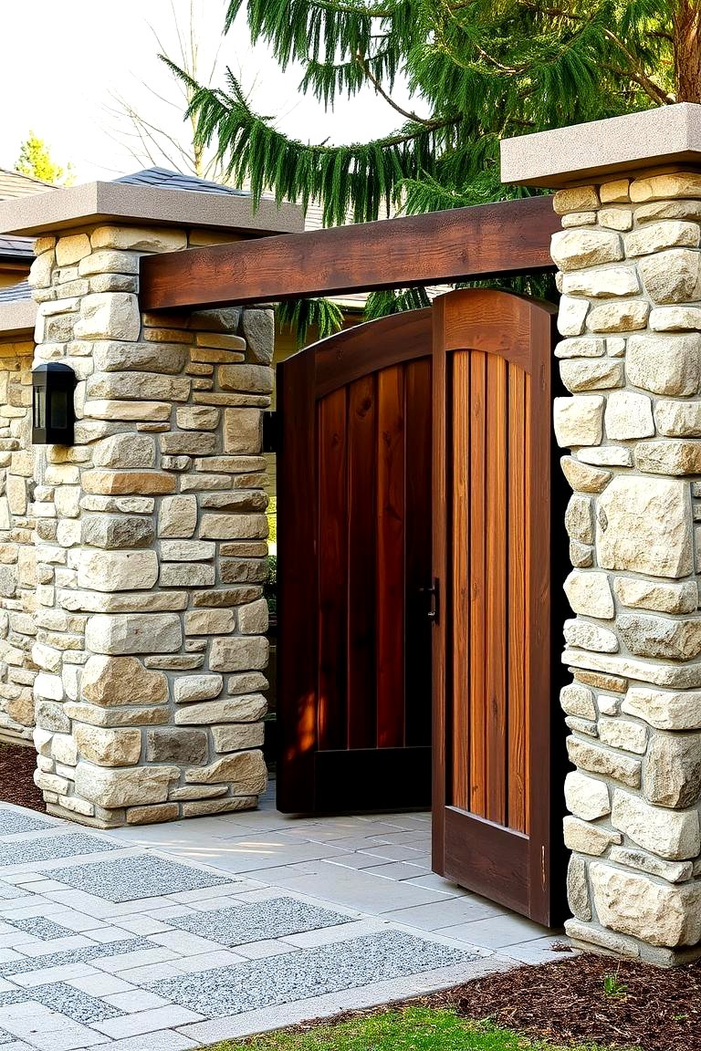 22 Driveway Gate Ideas for Security, Style, and First Impressions ...