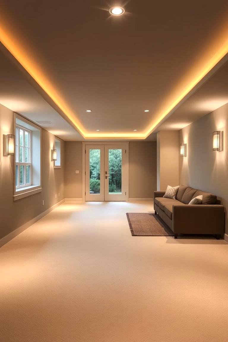 22 Basement Lighting Ideas to Brighten Lower-Level Spaces - Lost At E Minor